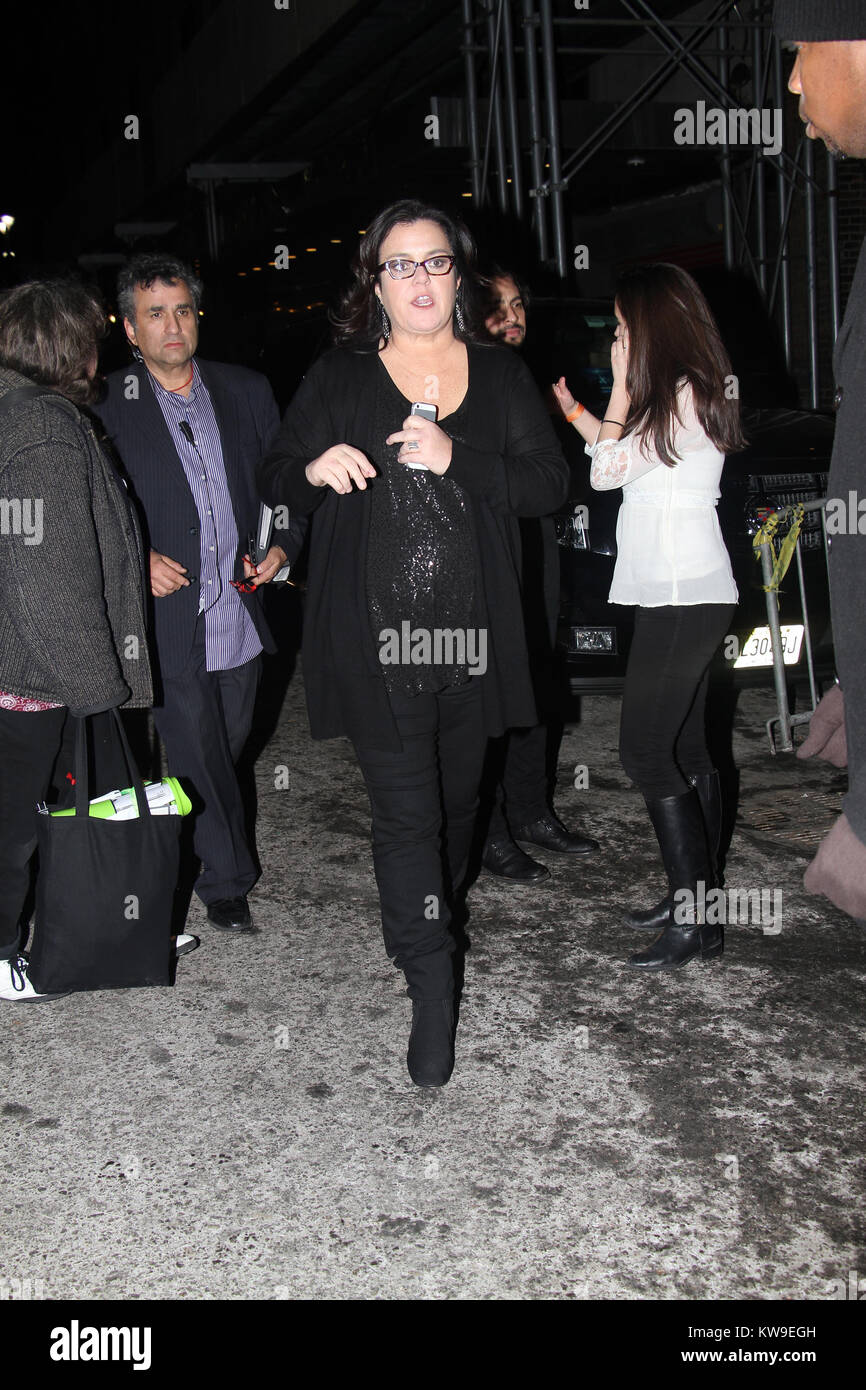 NEW YORK, NY - JANUARY 31: Rosie O'Donnell leaving SiriusXM's 'Howard ...