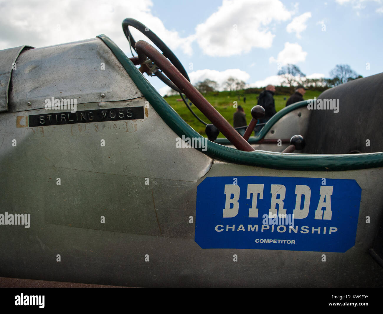 Old trials car with original BTRDA Championship sticker on it. the car ...