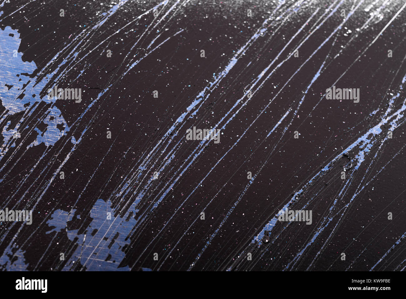 Black metal scratched surface Stock Photo - Alamy