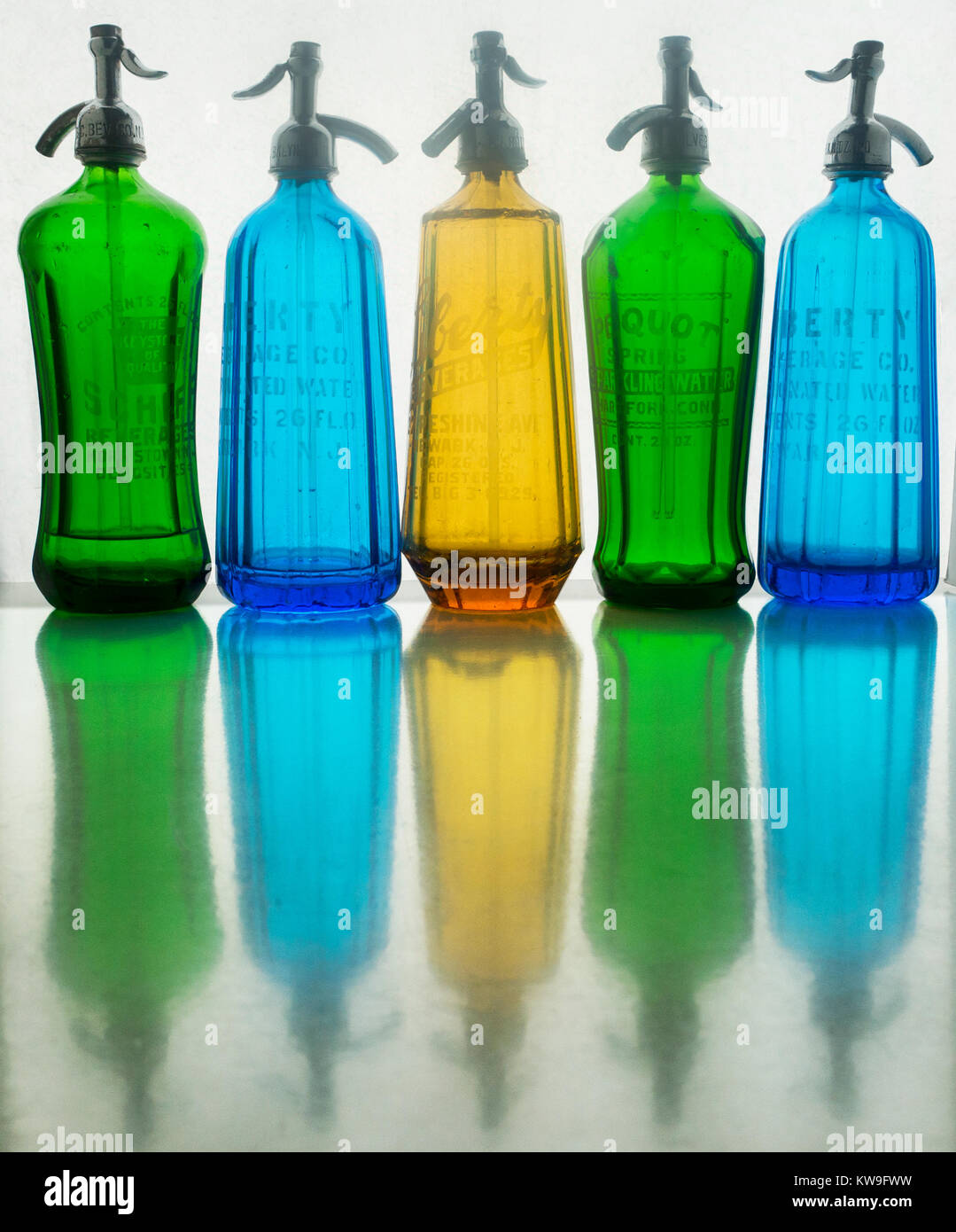 Seltzer bottles NYC Stock Photo - Alamy