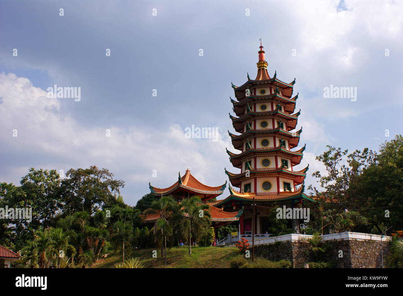 Pagoda Budhagaya Watugong, Ungaran, Semarang, Central Java, Indonesia ...