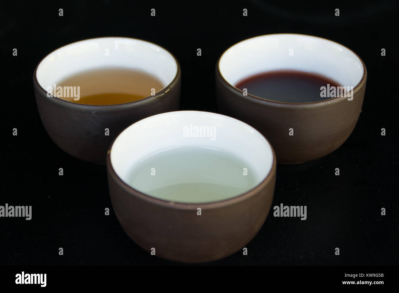 Different tea colours hi-res stock photography and images - Alamy