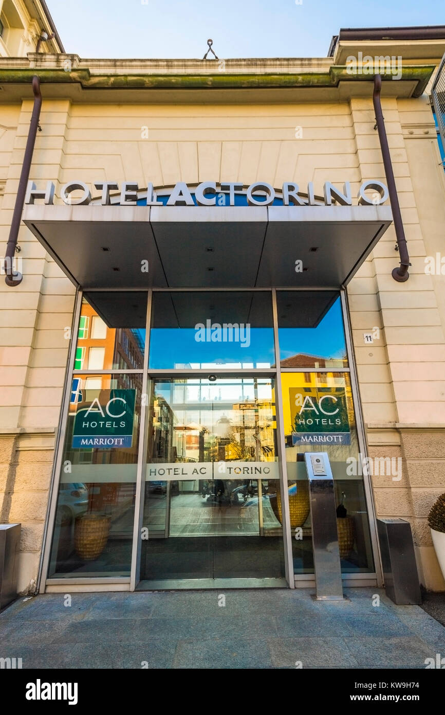 Italy Piedmont Turin Lingotto Hotel AC Torino Mariott Stock Photo - Alamy