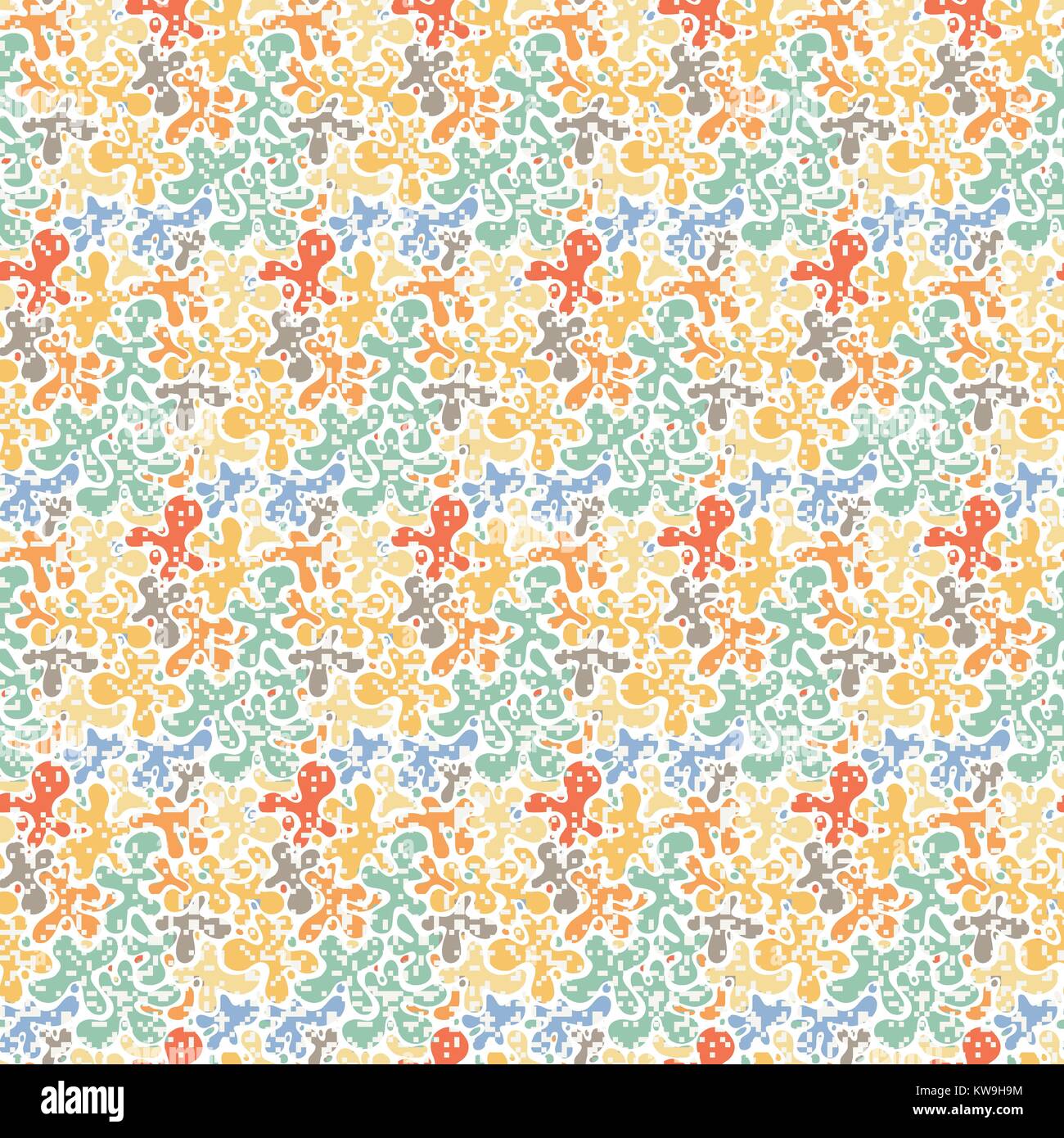 Vector abstract seamless pattern. Irregular skale grid texture. Free ...