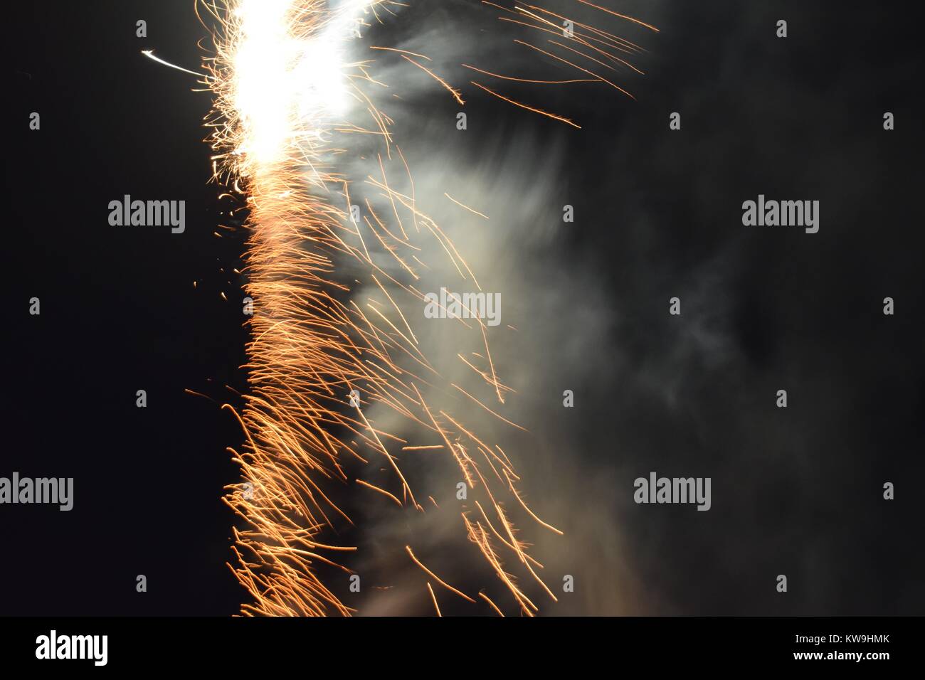 unusual look of a firework Stock Photo - Alamy
