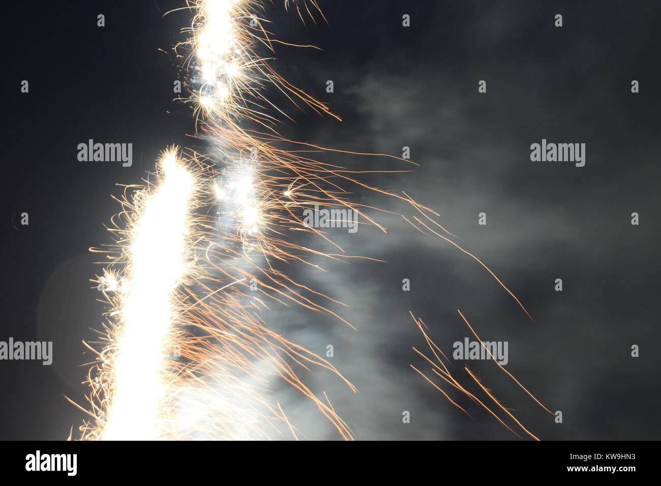 unusual look of a firework Stock Photo - Alamy