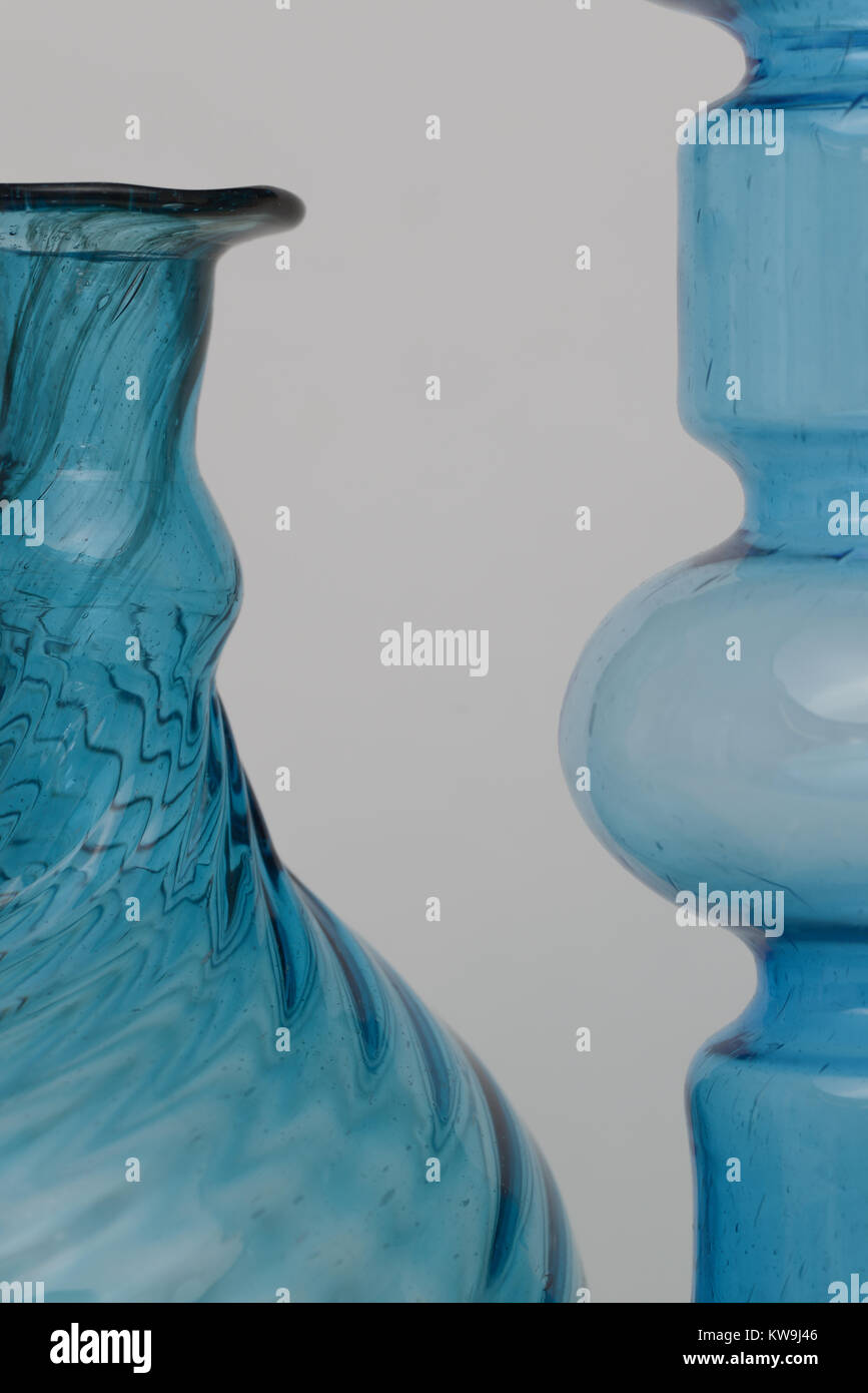 Two Blue Vases Still Live Stock Photo - Alamy