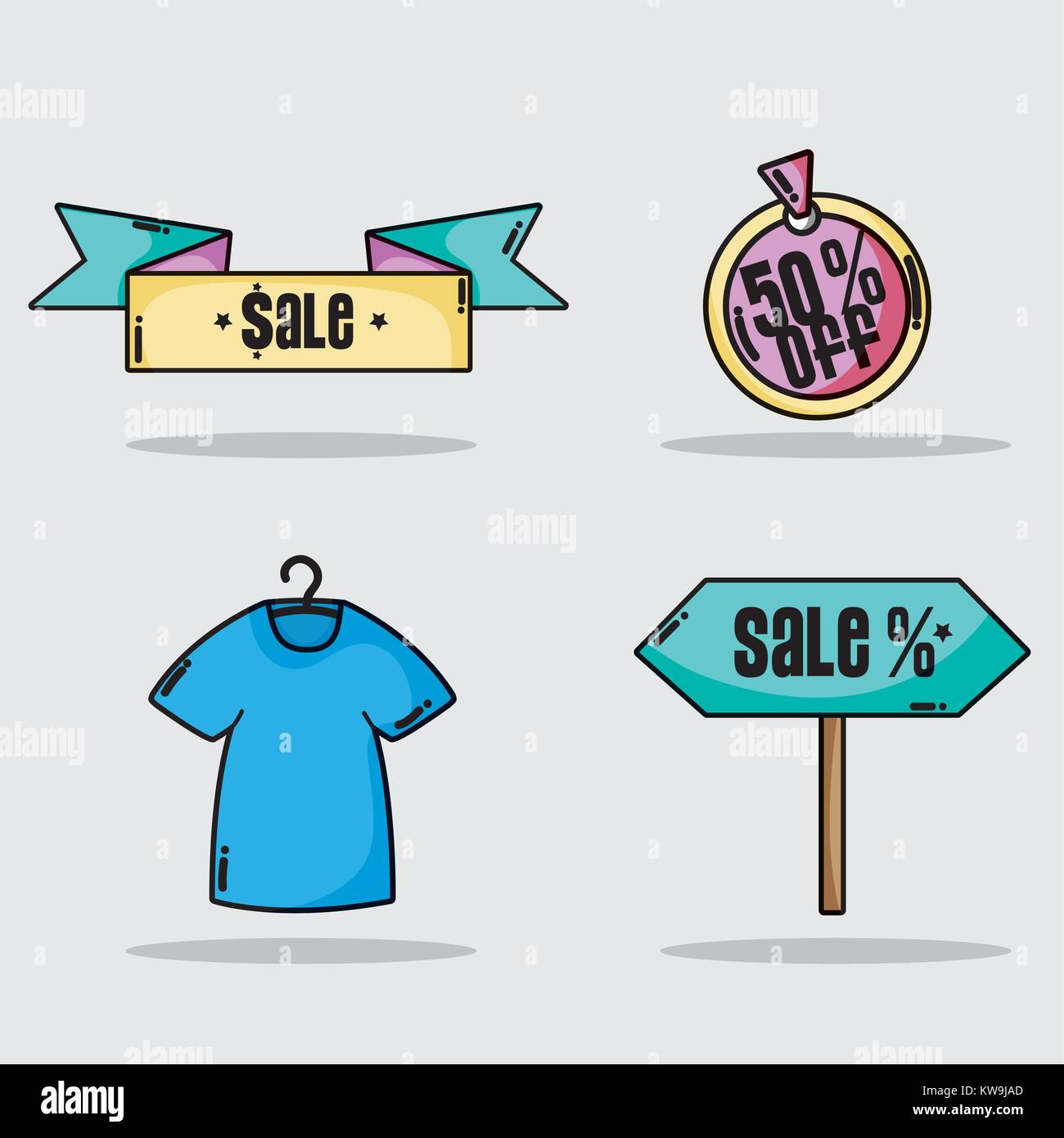 special sale price market shop vector illustration Stock Vector Image ...