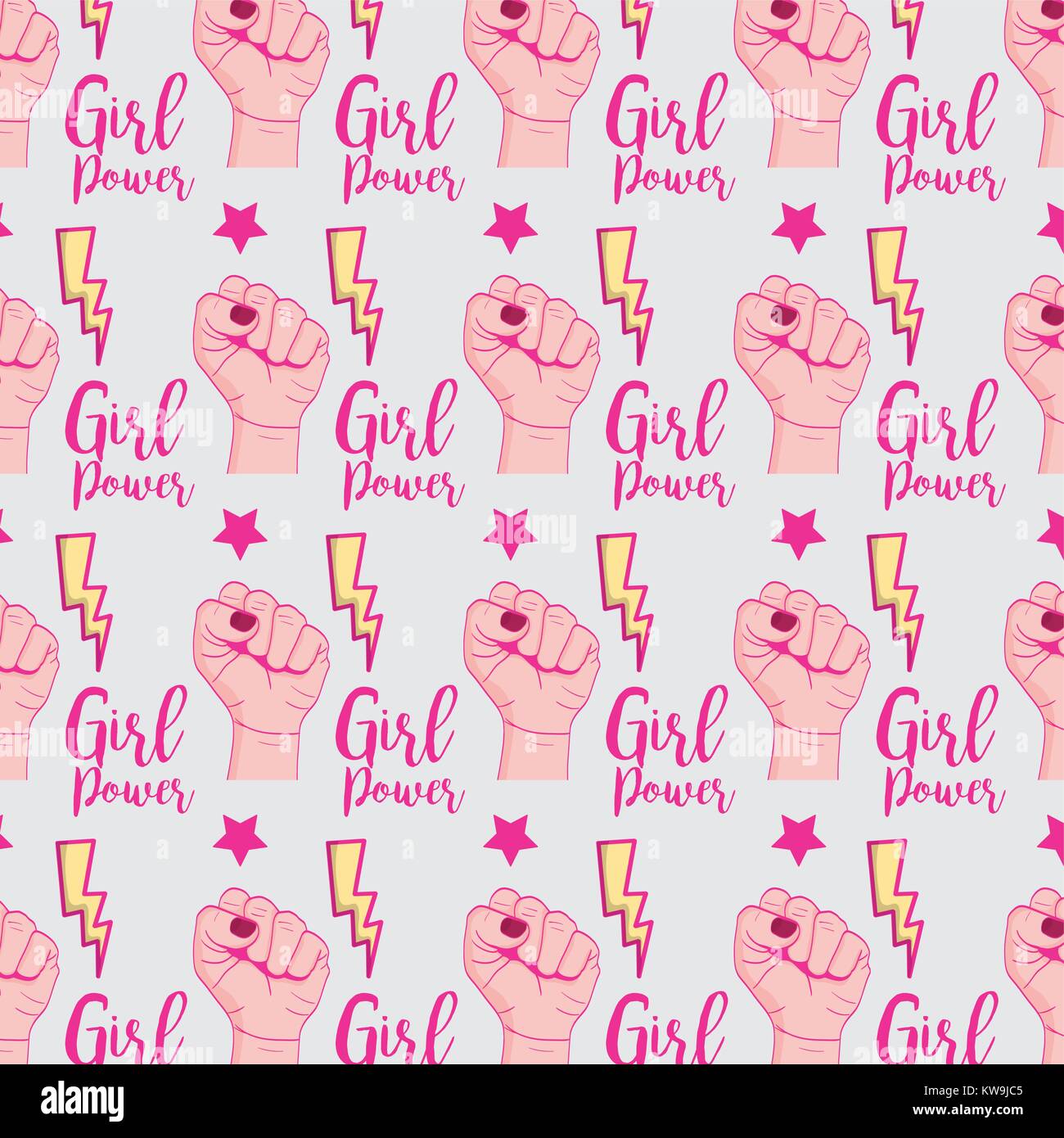 power hand protest strong background vector illustration Stock Vector ...