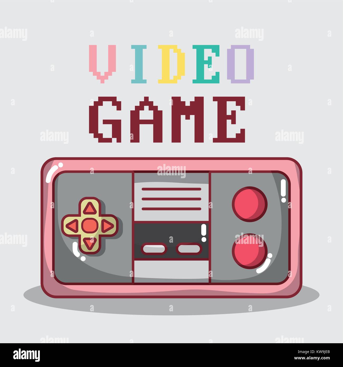 simulator videogame electronic game recreation vector illustration ...