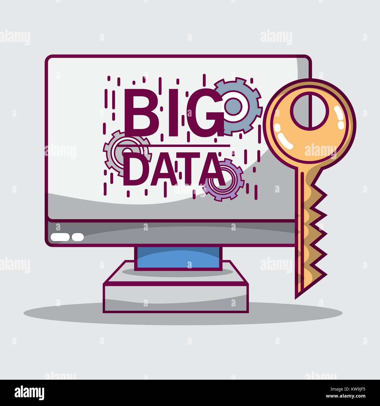 data server network center technology vector illustration Stock Vector ...
