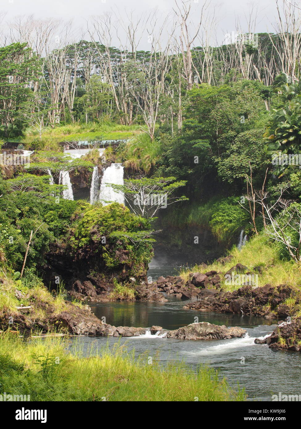Pe'epe'e Falls on Big Island, Hawaii Stock Photo - Alamy