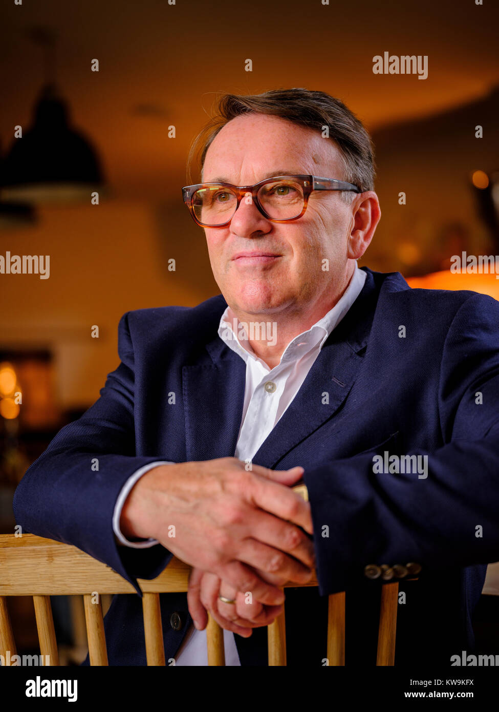 Chris Difford of Squeeze at his East Sussex home, UK Stock Photo - Alamy