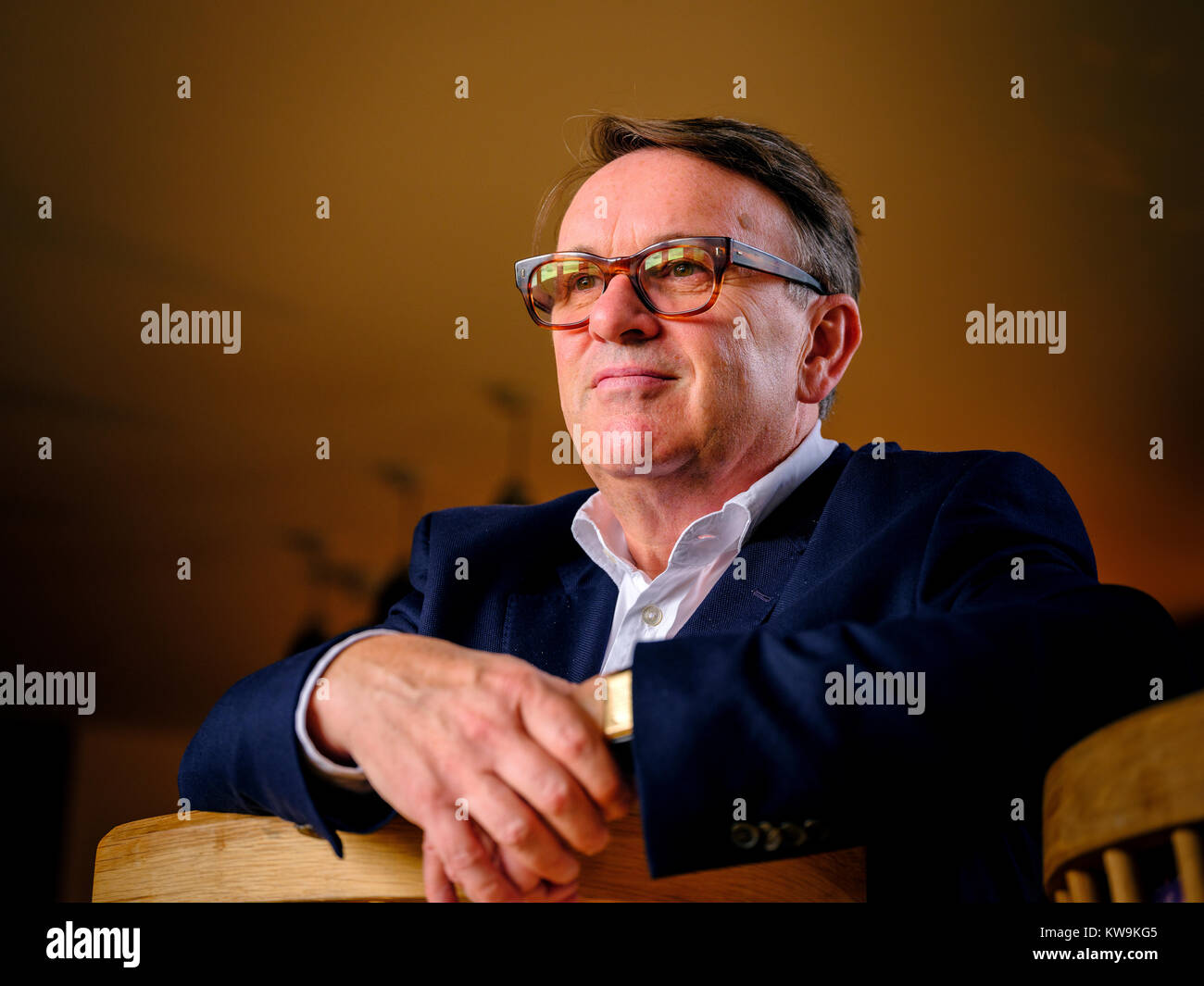 Chris Difford of Squeeze at his East Sussex home, UK Stock Photo - Alamy