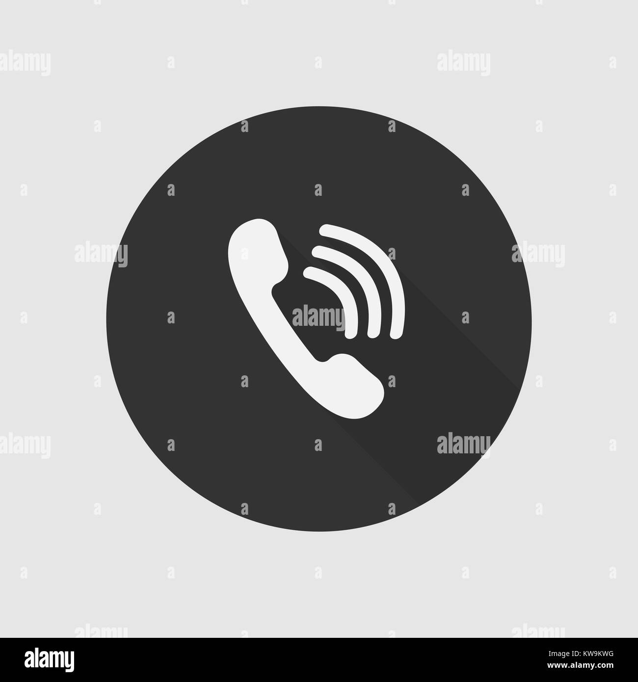 Flat phone web sign illustration for design Stock Vector Image & Art ...