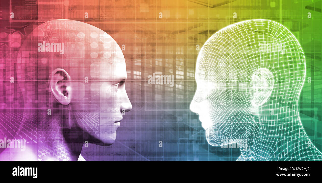 Biotechnology or Biology and Technology Research Concept Stock Photo ...