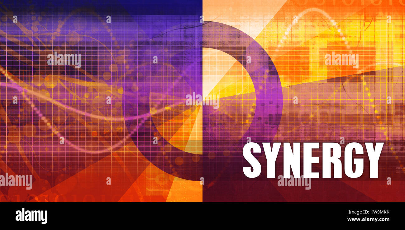 Synergy abstract hi-res stock photography and images - Alamy