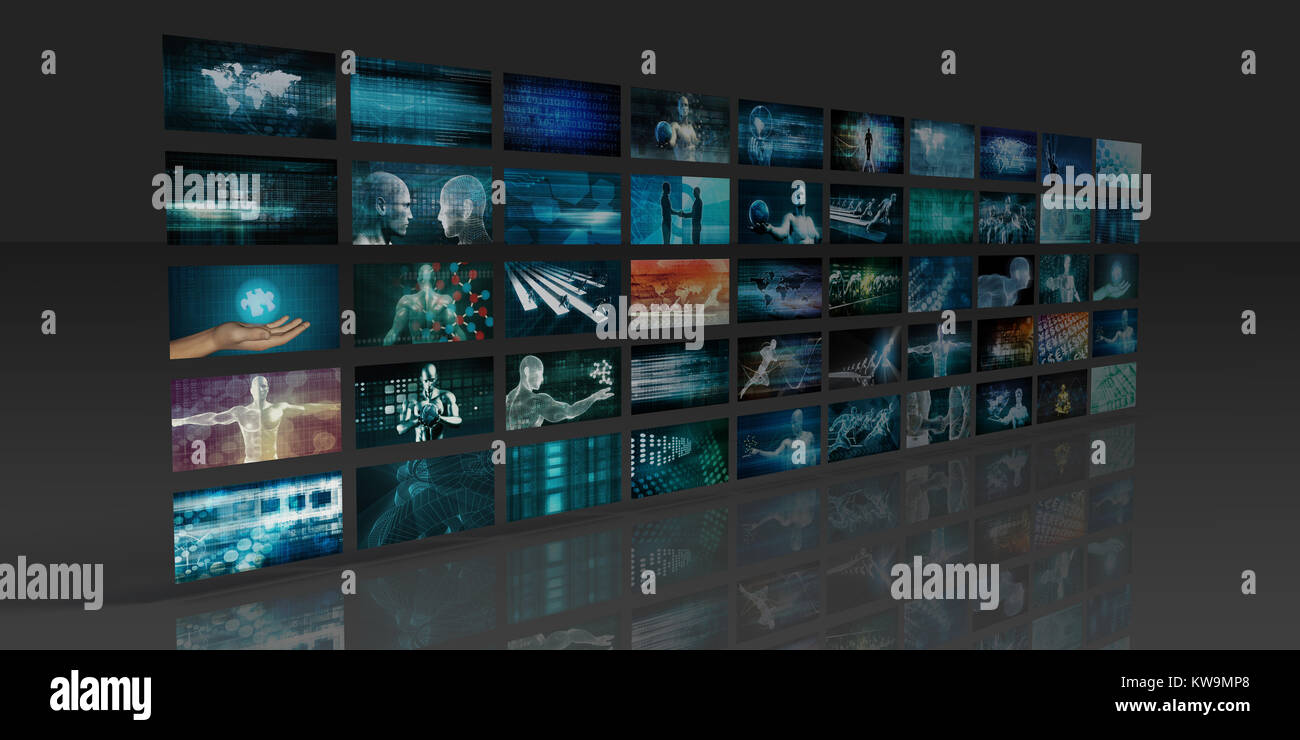 Education Technology or Virtual Classroom Training as Art Stock Photo ...