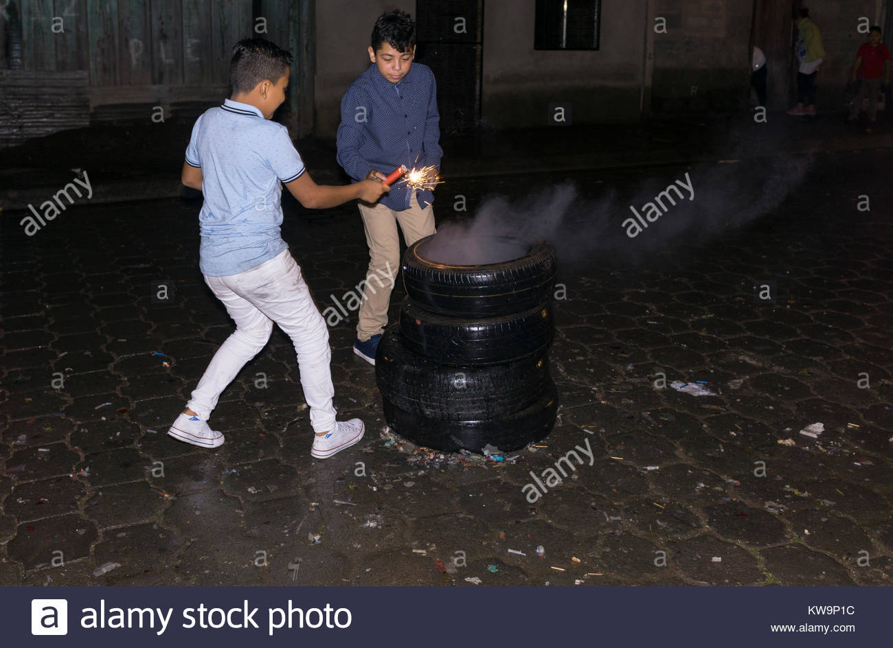 Setting Off Fireworks High Resolution Stock Photography and Images - Alamy