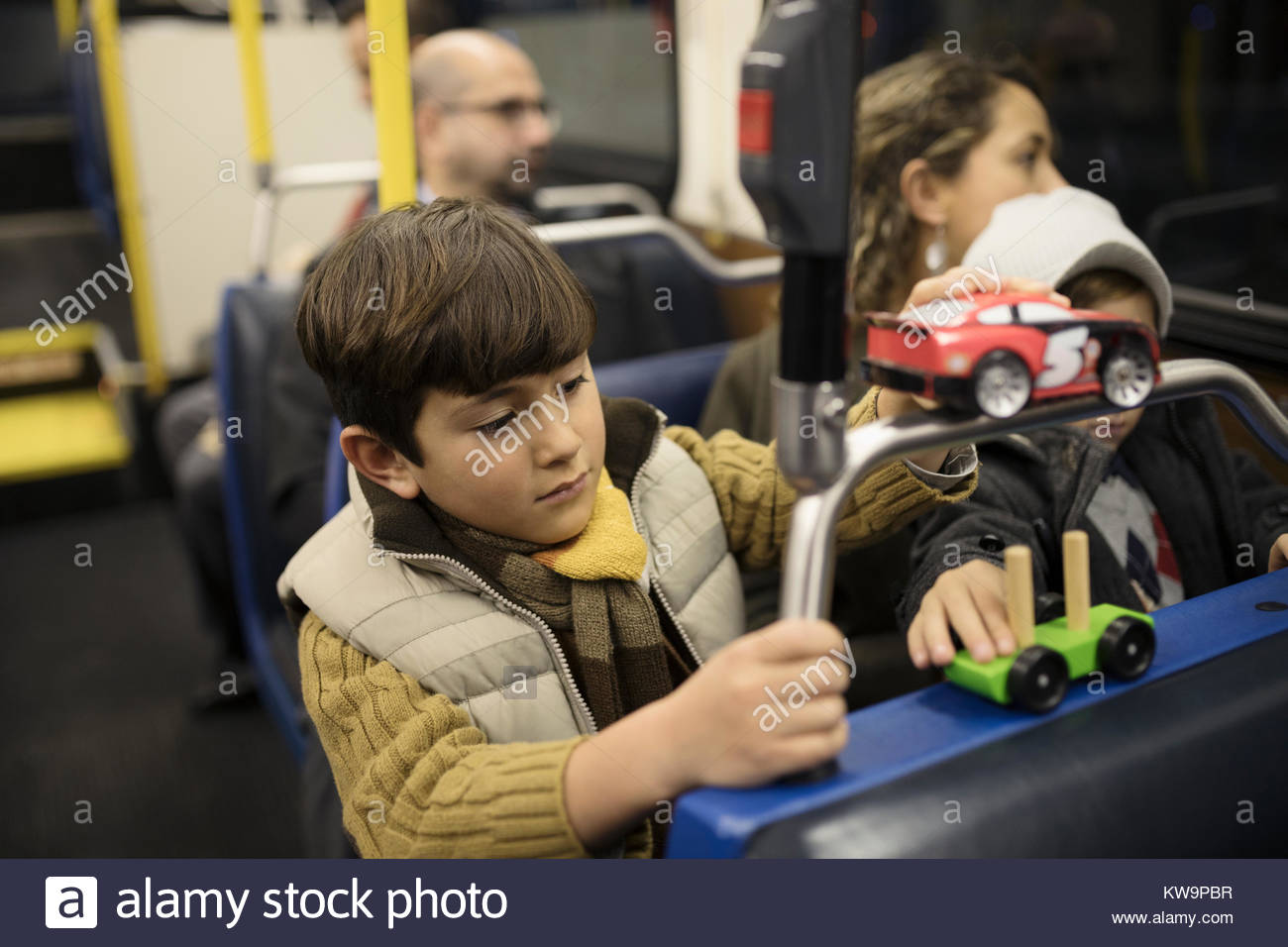 Two bus toys hi-res stock photography and images - Alamy