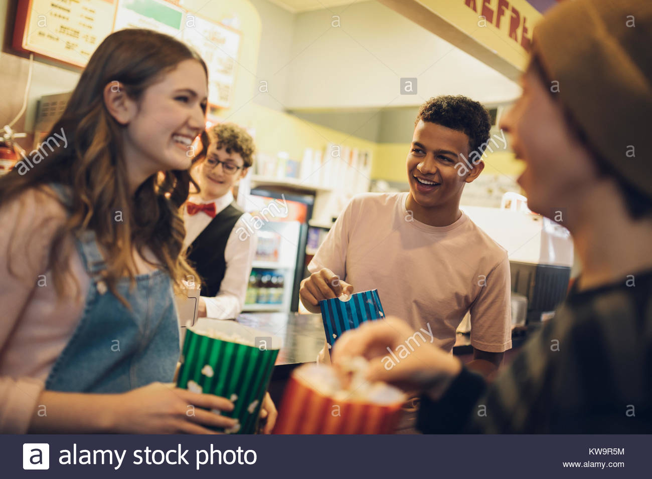 Concession stand movie theater hi-res stock photography and images - Alamy