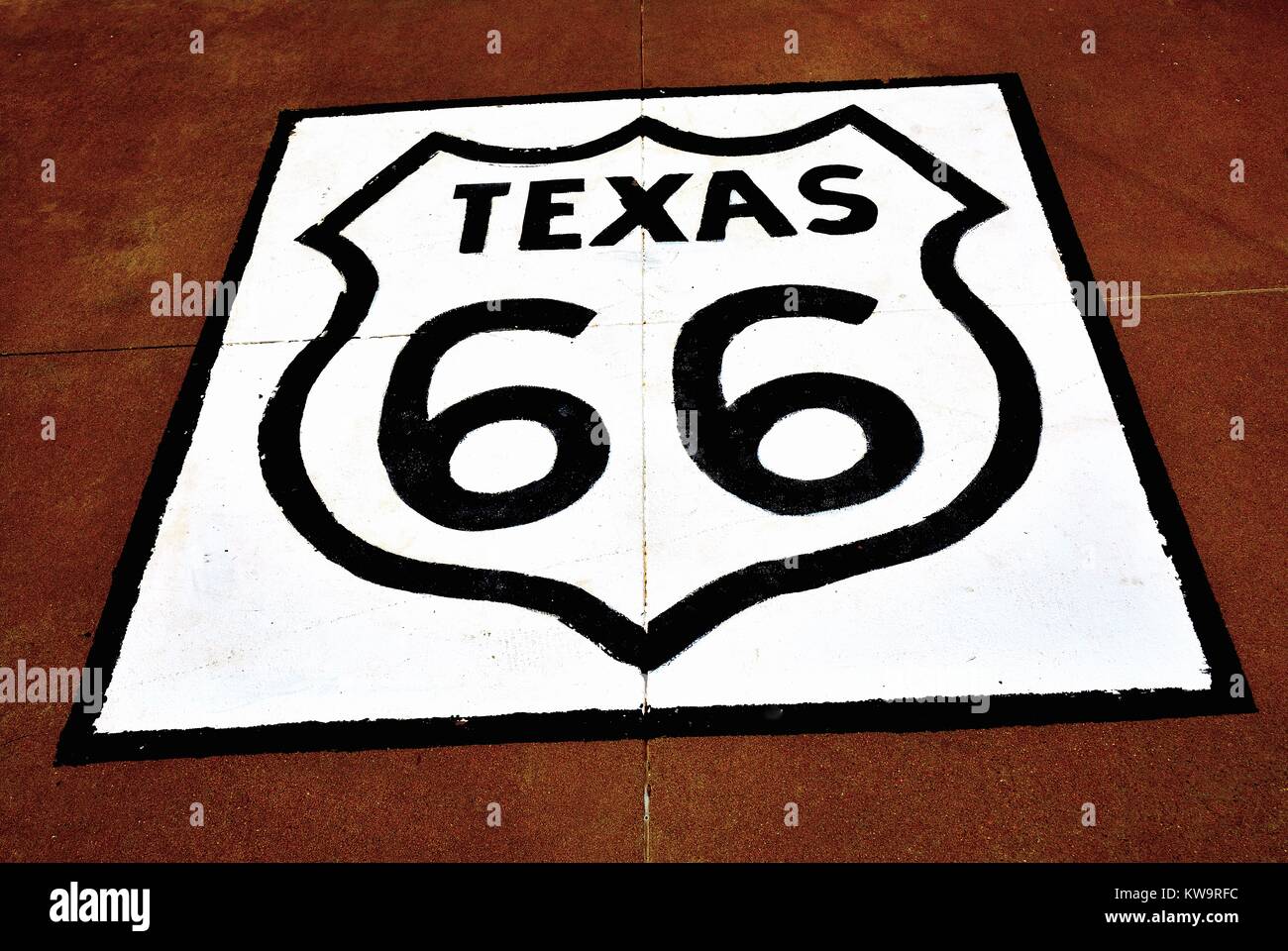Texas old historic route 66 hi-res stock photography and images - Alamy