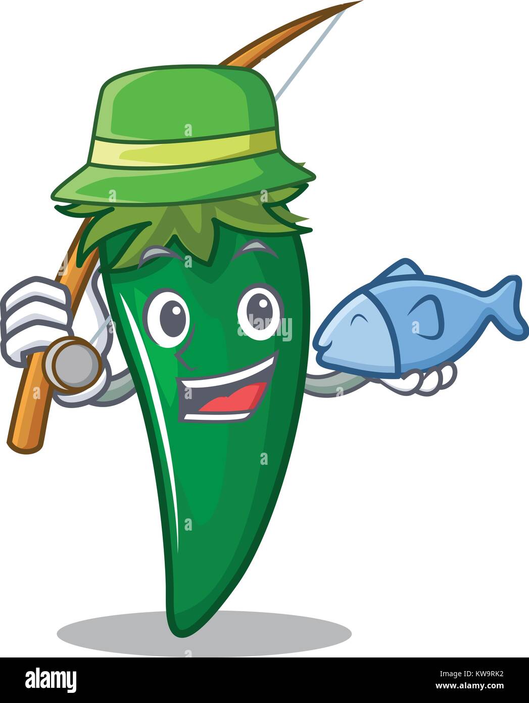 Fish pepper plant Stock Vector Images - Alamy