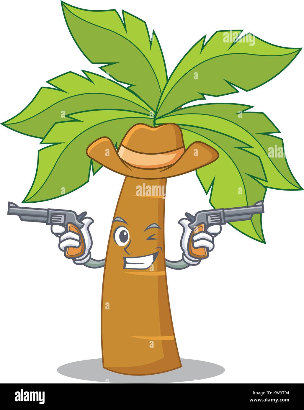 Rope tropical palm tree Stock Vector Images - Alamy