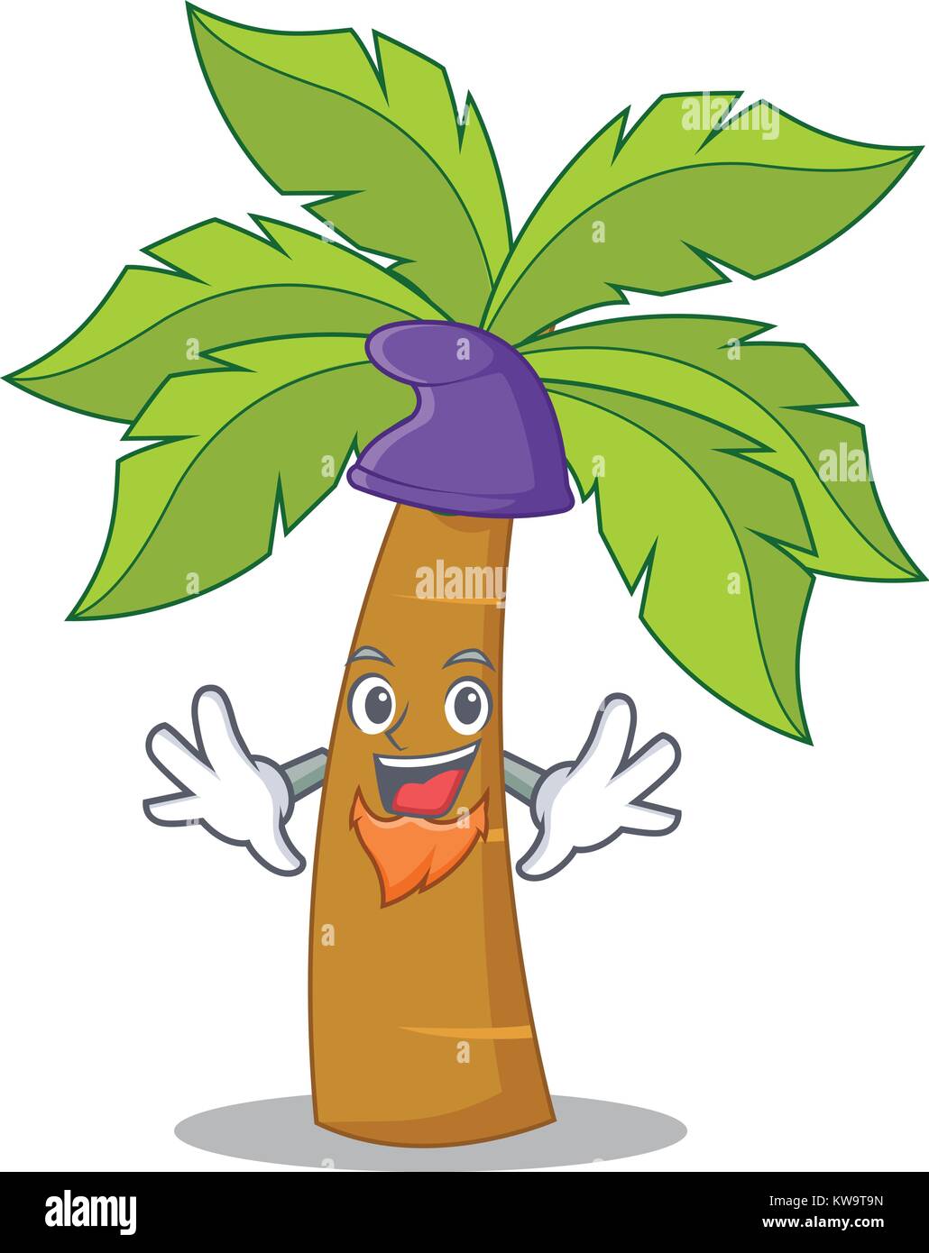 Elf palm tree character cartoon Stock Vector Image & Art - Alamy