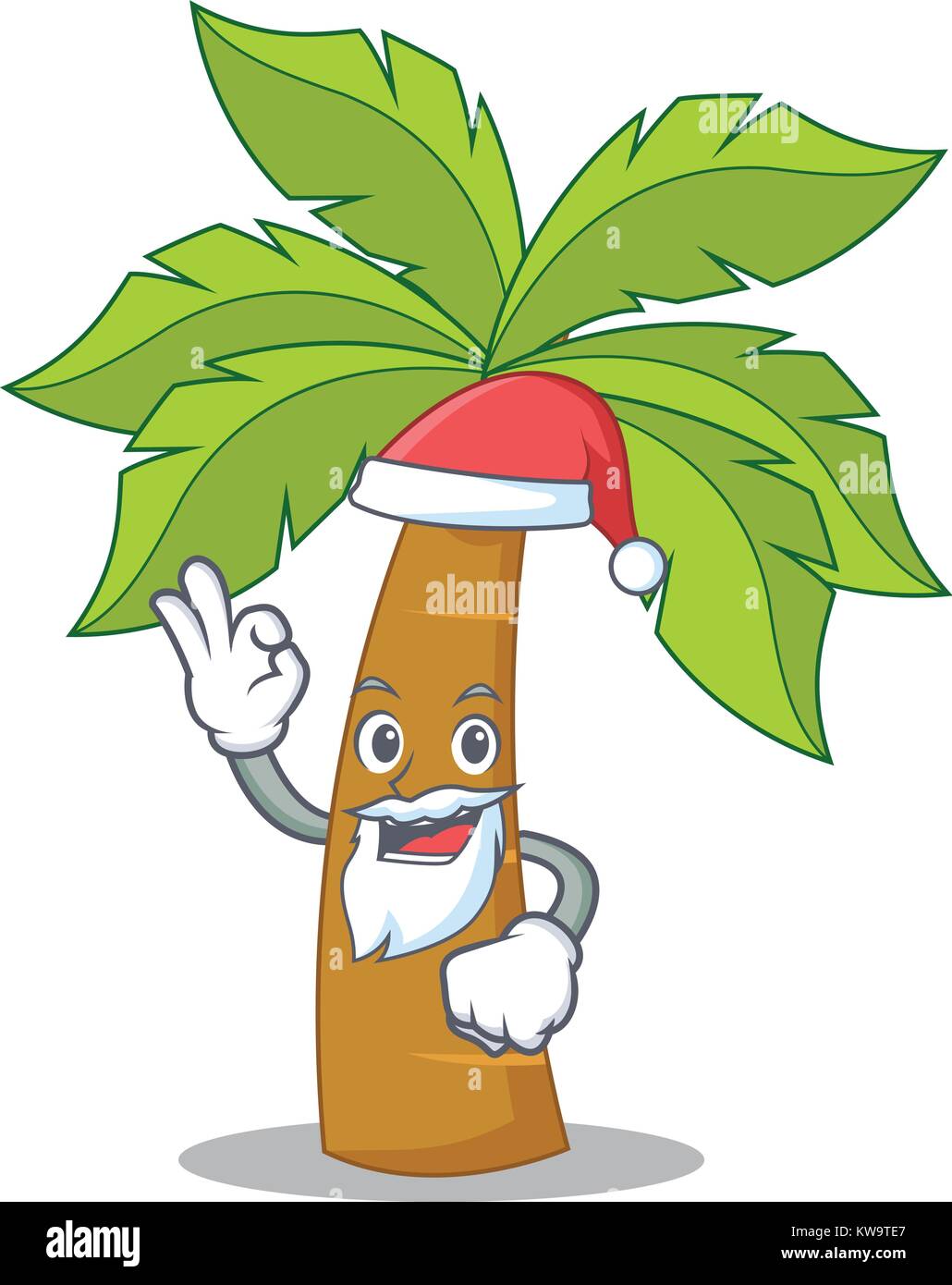 Snow palm tree Stock Vector Images - Alamy