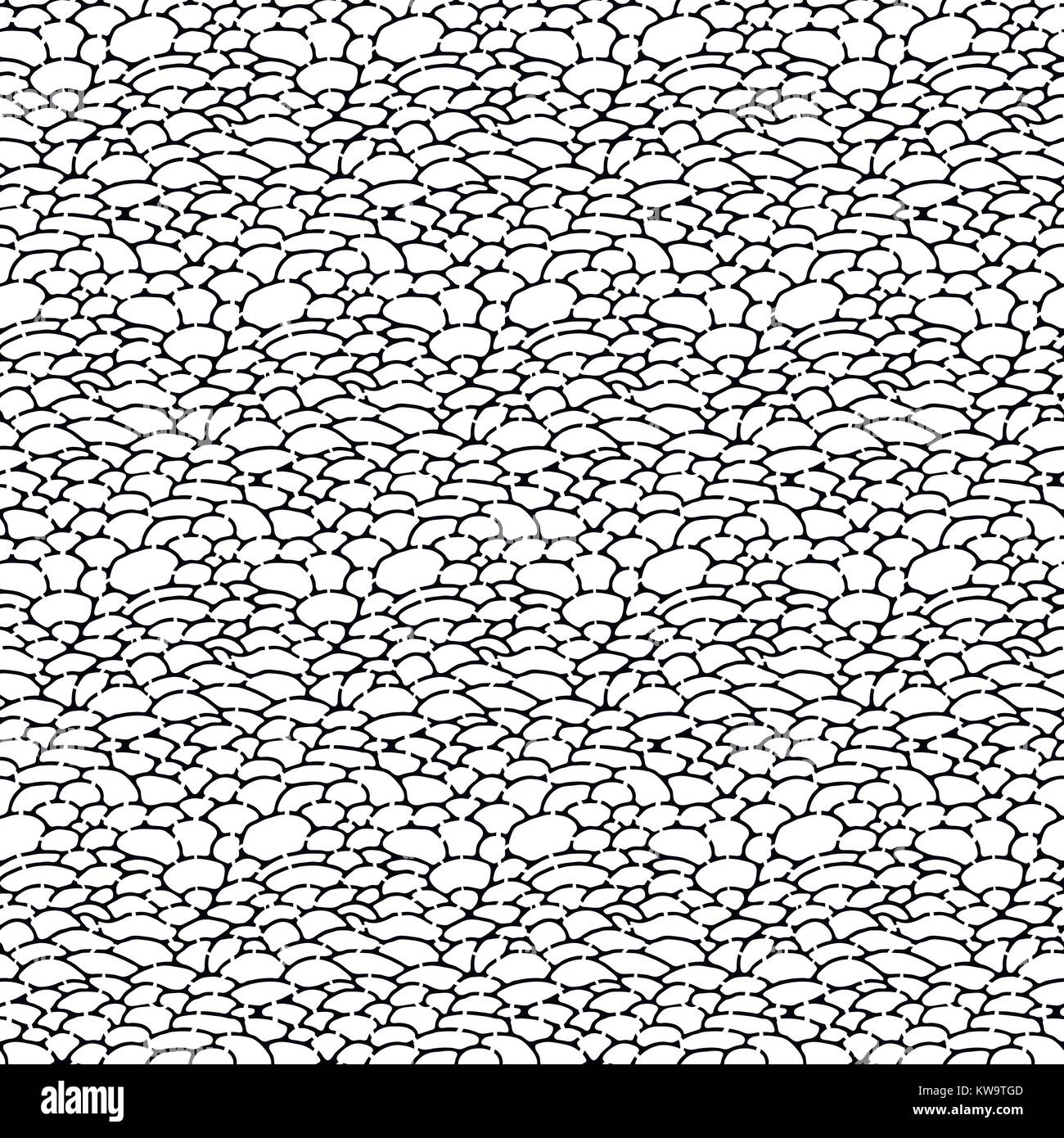 Vector abstract seamless pattern. Irregular skale grid texture. Free ...
