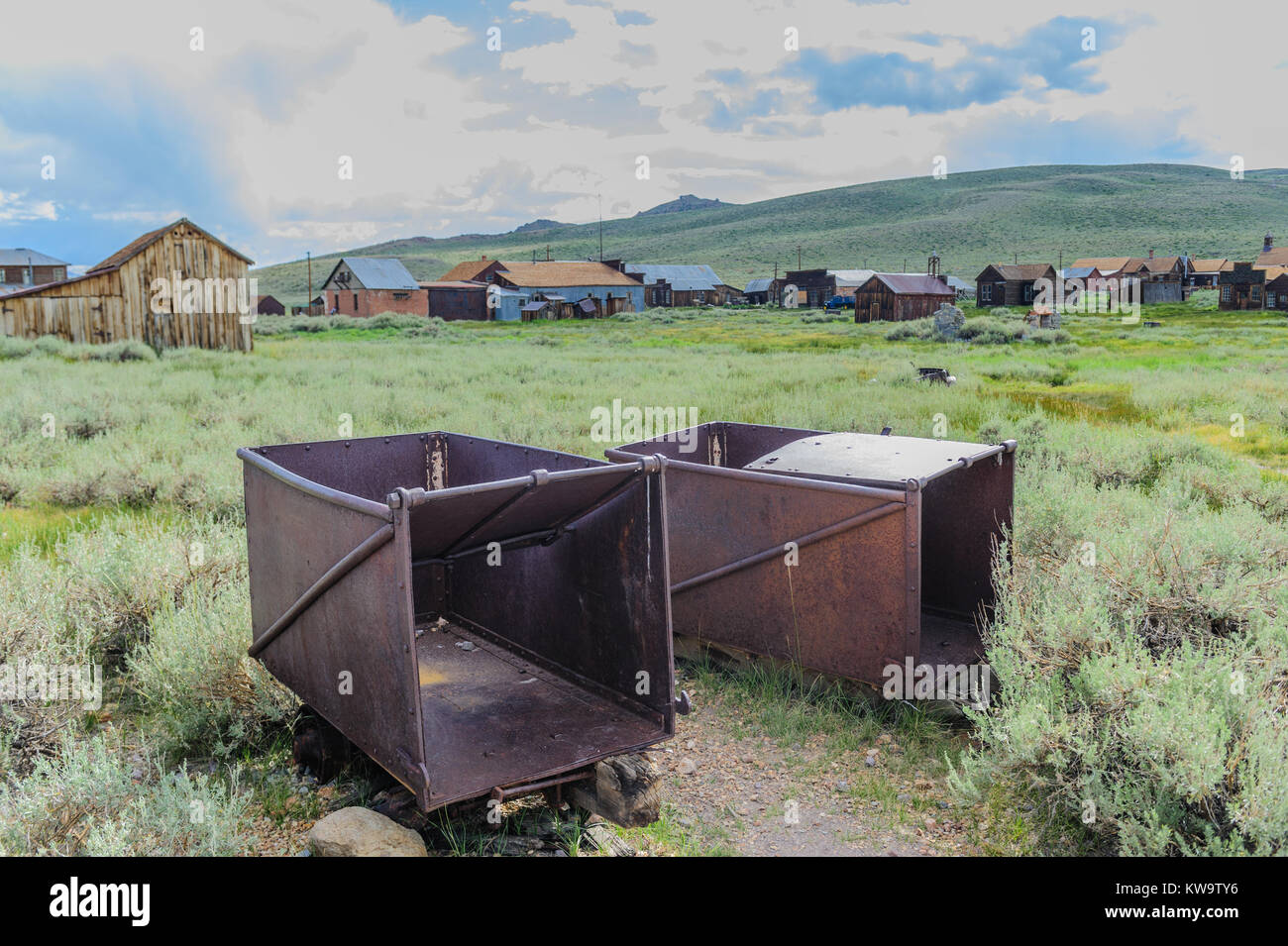 Old, abandoned Mining Equipment Stock Photo - Alamy