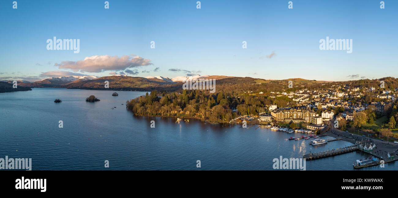 Windermere lake district aerial hi-res stock photography and images - Alamy