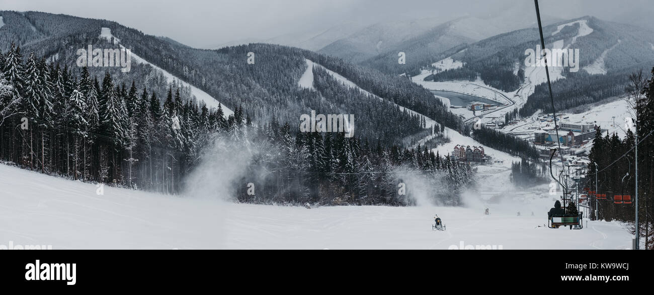 Bukovel ski resort hi-res stock photography and images - Alamy