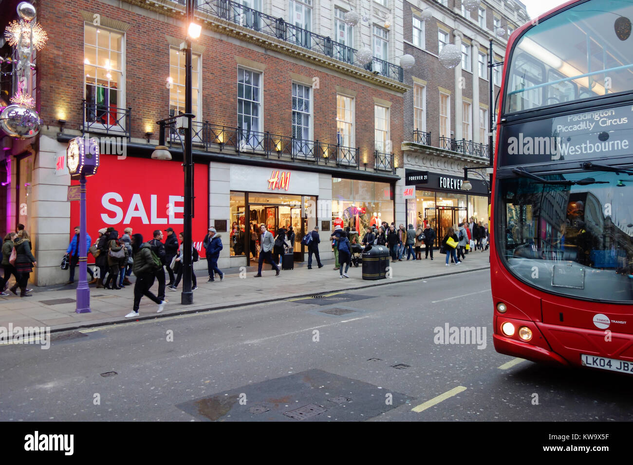 Oxford street january sales hi-res stock photography and images - Alamy