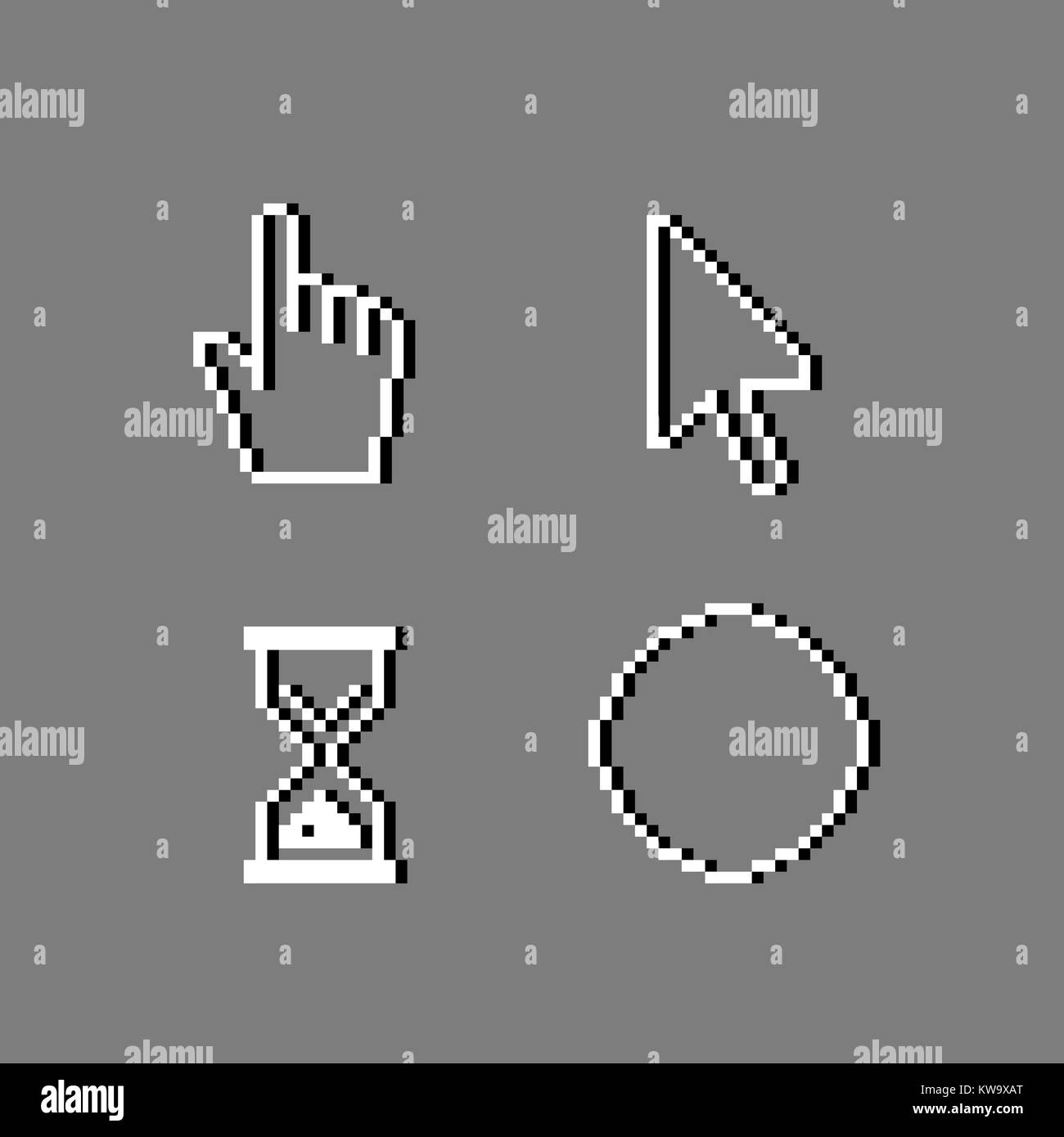 Old mouse cursor Black and White Stock Photos & Images - Alamy