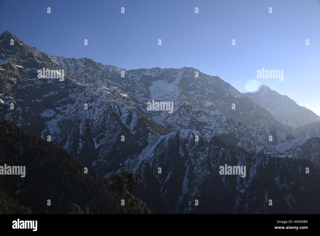 Triund in winter hi-res stock photography and images - Alamy