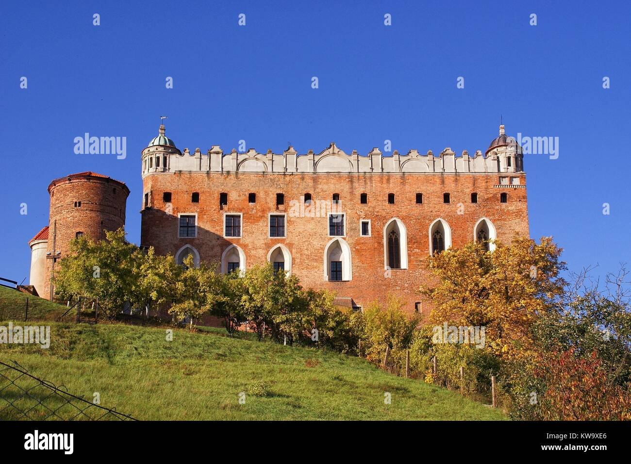 Teutonic Knights Castle from XIII/XIV century, Golub-Dobrzyn, Kuyavian ...