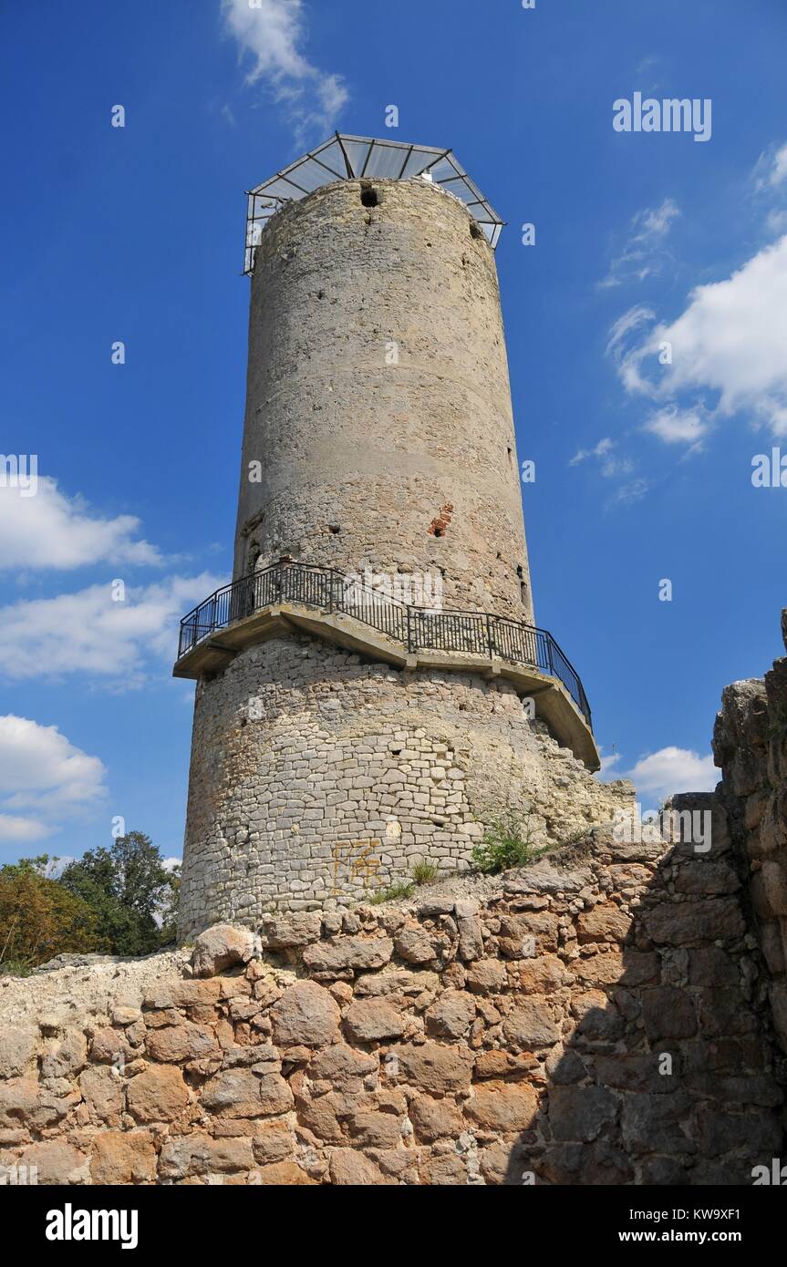 Ruins of the Gothic-Renaissance Castle of the Bishops of Cracow built ...