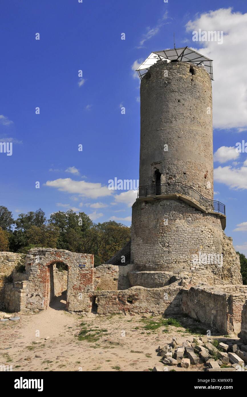Ruins of the Gothic-Renaissance Castle of the Bishops of Cracow built ...