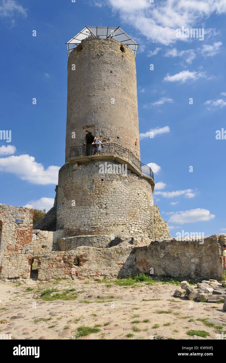 Ruins of the Gothic-Renaissance Castle of the Bishops of Cracow built ...