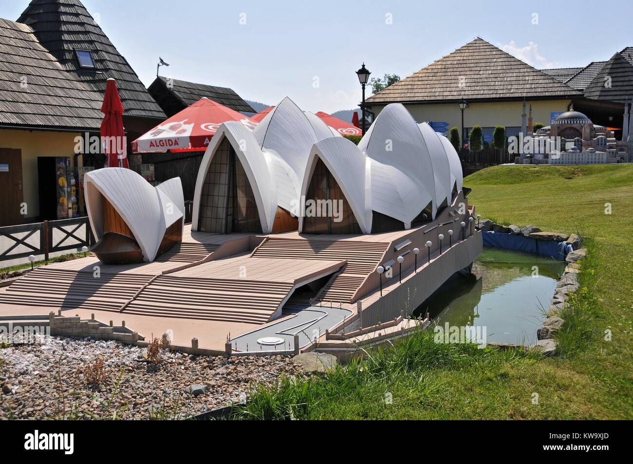 Sydney Opera House. Miniature Park "Świat Marzeń" in Inwałd, Lesser ...