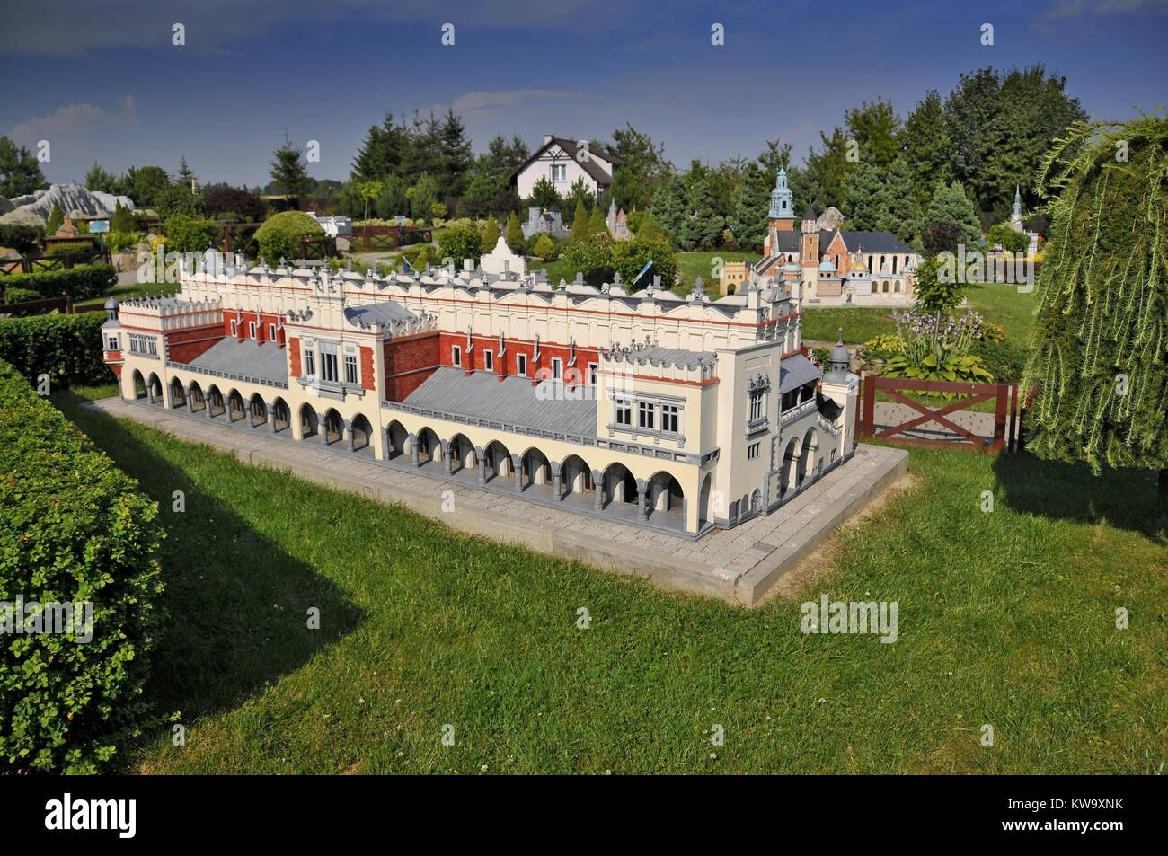 Kraków Cloth Hall. Miniature Park "Świat Marzeń" in Inwałd, Lesser ...