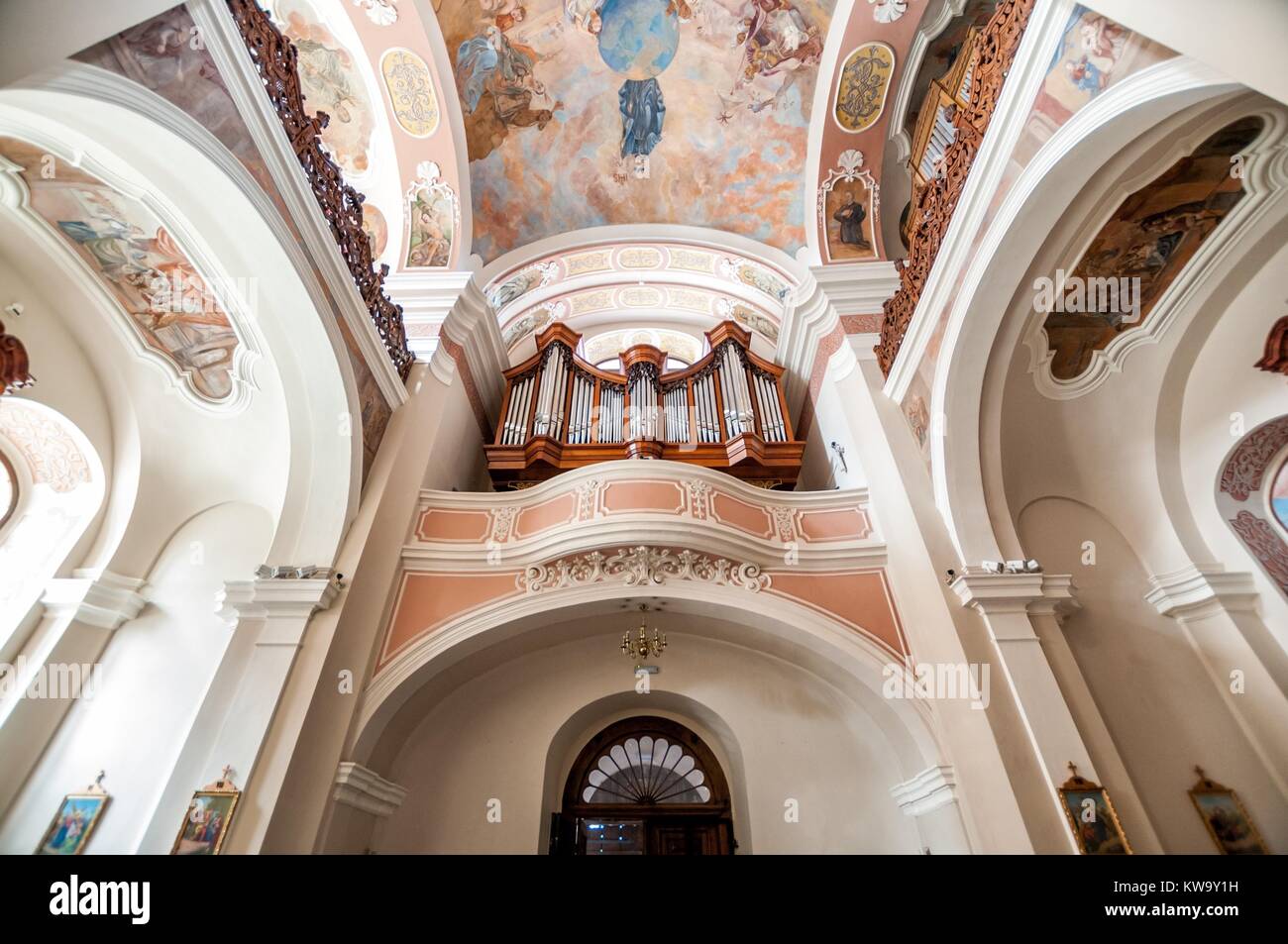 Pipe organs in Church of the Annunciation to the Holy Virgin Mary ...