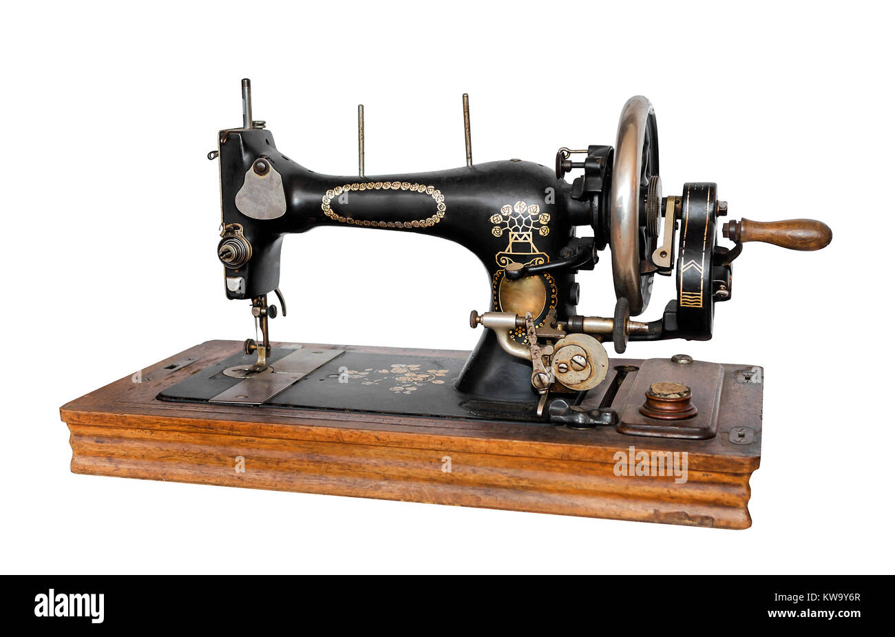 Vintage object sewing machine Cut Out Stock Images & Pictures - Alamy