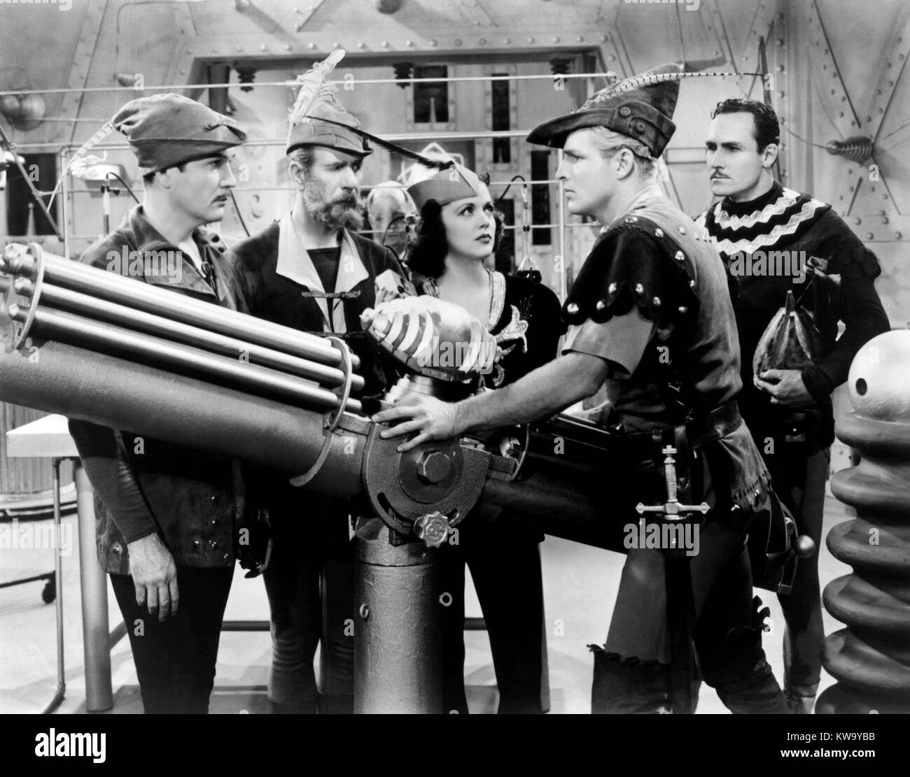 FLASH GORDON CONQUERS THE UNIVERSE, from left, Roland Drew, Frank ...