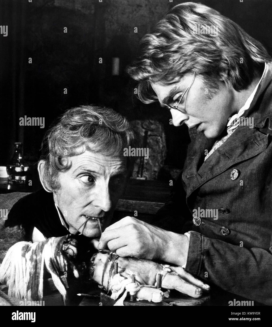 FRANKENSTEIN AND THE MONSTER FROM HELL, from left, Peter Cushing, Shane ...