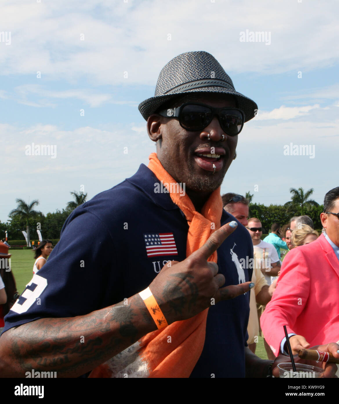 MIAMI BEACH, FL - JANUARY 19: (EXCLUSIVE COVERAGE) Dennis Rodman ...