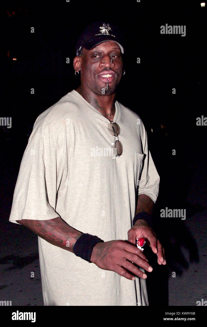 MIAMI BEACH, FL - JANUARY 19: (EXCLUSIVE COVERAGE) Dennis Rodman ...