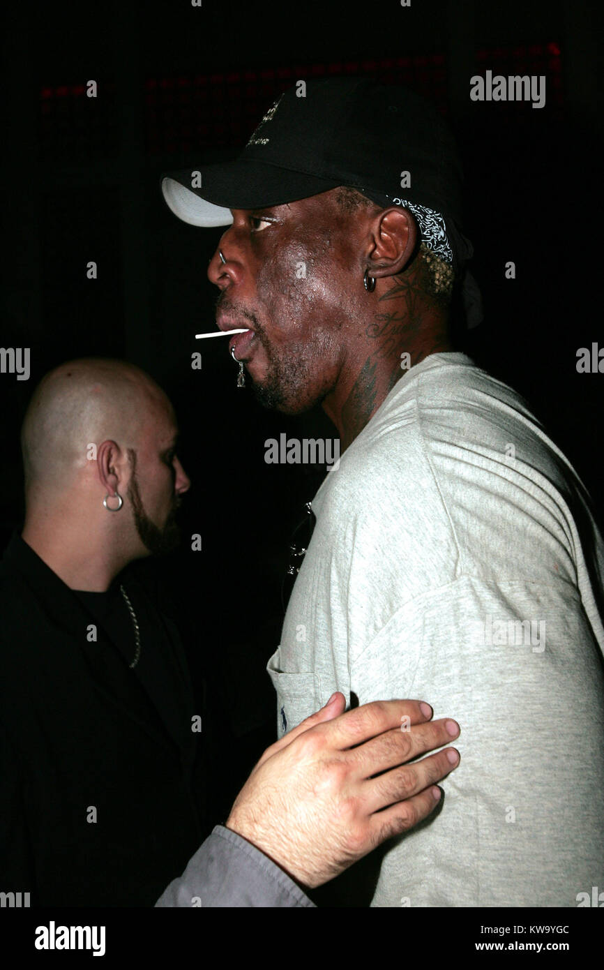 MIAMI BEACH, FL - JANUARY 19: (EXCLUSIVE COVERAGE) Dennis Rodman ...